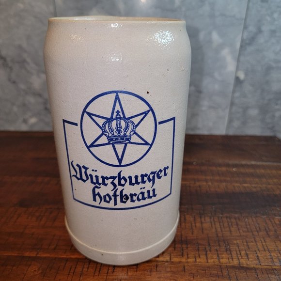 Wurzburger | Dining | Vintage Saltglazed Wurzburger Hofbrau Stein Liter ...
